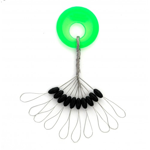 FANATIK Silikon Stopper Schnurstopper Rutschfest Angel Montagesystem ...